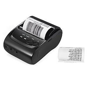 BUZHI Wireless Printer for iPhone, POS-5802DD Mini Portable Wireless USB Thermal Printer Receipt Ticket POS Printing for iOS Android Windows