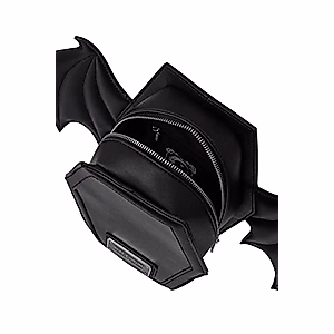 Killstar Sickly Sweet Black Bat Wings Gothic Punk Coffin Backpack Medium