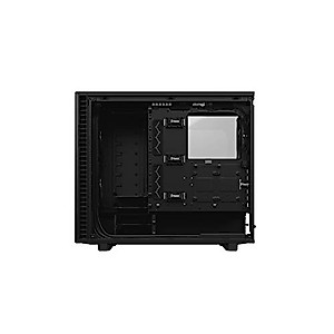 Fractal Design Define 7 Black Brushed Aluminum/Steel E-ATX Silent Modular Dark Tempered Glass Window Mid Tower Computer Case