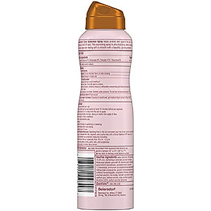 Coppertone Glow with Shimmer Sunscreen Spray, Water Resistant, Broad Spectrum SPF 30, 5 Oz Spray