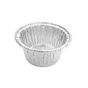 KitchenDance Disposable Aluminum Ramekins Souffle Foil Cups - 2 Ounces Round Individual Baking Cup Perfect for Home, Bakeries, Restaurants - Great for Parties and Catering, S220, 500 Count