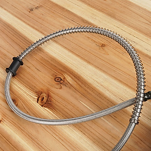 RUTU Rear Foot Disc Hydraulic Brake Master Cylinder Caliper Assembly for 150cc 200cc 250cc Chinese ATV Quad 4 Wheeler Dune Buggy Go Kart - Racing-Grade Pump Body, Double-Layer Brake Fluid Line