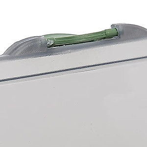 01 Fishing Lure Boxes, PP Plastic Fishing Accessory Box Bait Storage Case Fishing Tackle Accessory Box Mini for Fishing(8 Cells)