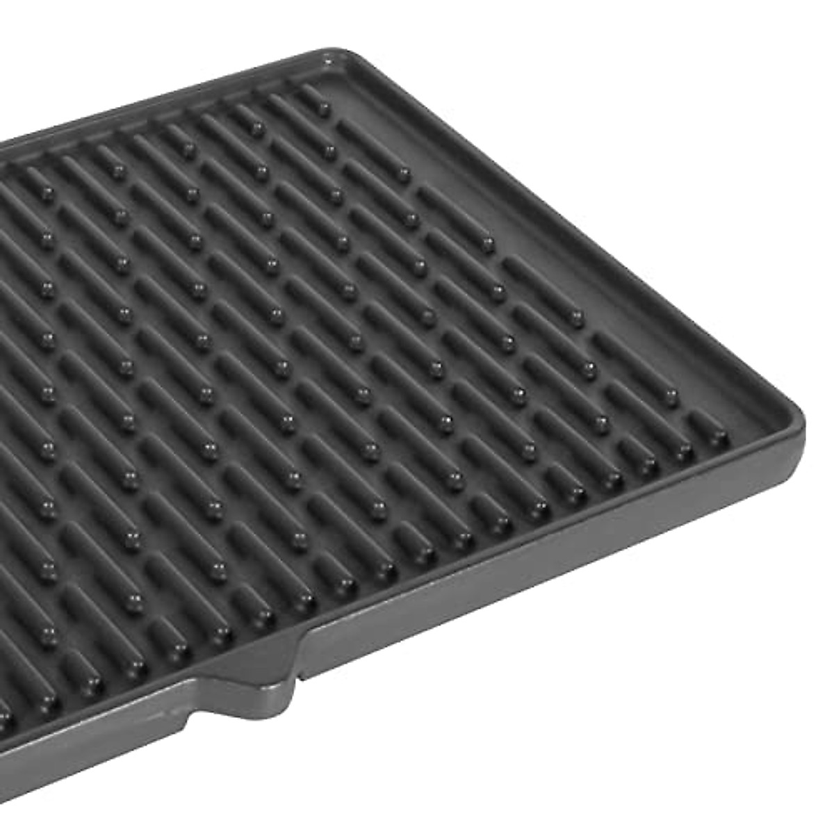 BBQ Future 7404 Reversible Cast Iron Griddle for Weber Griddle Insert Summit 400/600 Series Gas Grill Summit E670 E450 S470 E450, Grill Accessories for Weber Summit Gold, Black
