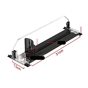 Qianly Drink Organizer Pusher Self Pushing Can Kitchen Gadget Storage Water Bottle Automatic Holder Glide Rack for Vending Machine Fridge Pantry