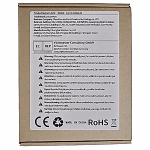 youyeetoo Slamtec RPLIDAR A3 2D 360 Degree 25 Meters scanning Radius & Mute brushless Motor lidar Sensor for Obstacle Avoidance and Navigation of Outdoor AGV Drones