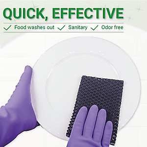 Olivia tree 5PCS Monotone Dish Washing Net Cloths, Dish mesh net,Scourer, Quick Dry, Perfect Scrubber for Washing Dishes 11 inch x11 inch Dish scubber