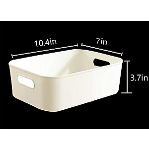 Feiupe Set of 6 Storage Bin Storage Basket Desk Cabinet Organizer