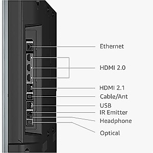 Amazon Fire TV 65" Omni QLED Series 4K UHD smart TV, Dolby Vision IQ, local dimming, hands-free with Alexa