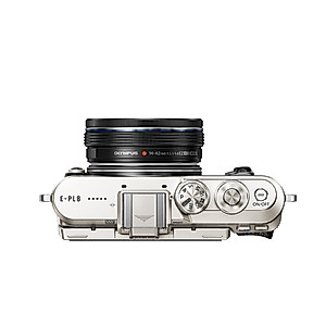 OLYMPUS PEN E-PL8 EZ double zoom kit [black][International Version, No Warranty]