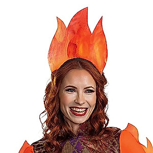 Ember Costume, Official Disney Pixar Elemental Costume for Adults, Size Large (12-14)
