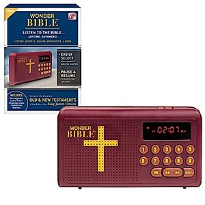 Wonder Bible KJV- The Talking Audio Bible Player (King James Version) New & Old Testament, As Seen On TV