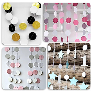 White Round Felt Circles, 200 Pcs Felt Circles for Crafts, 1 Inch Pre Cut Felt Craft Pads Non-Woven Felt Fabric Circles Soft Thick Felt Circles for DIY Sewing Handcraft Flower Making Hair Accessories