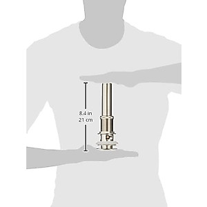 KRAUS Pop-Up Drain with Overflow in Satin Nickel, PU-11SN