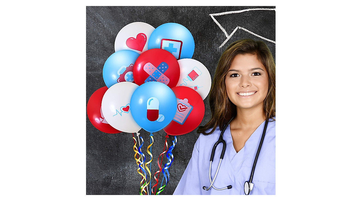60 Nurse Balloons for Graduation & Party Decorations | Sumind