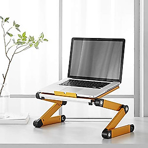 Urban Shop Gold Sit Laptop Desk Stand