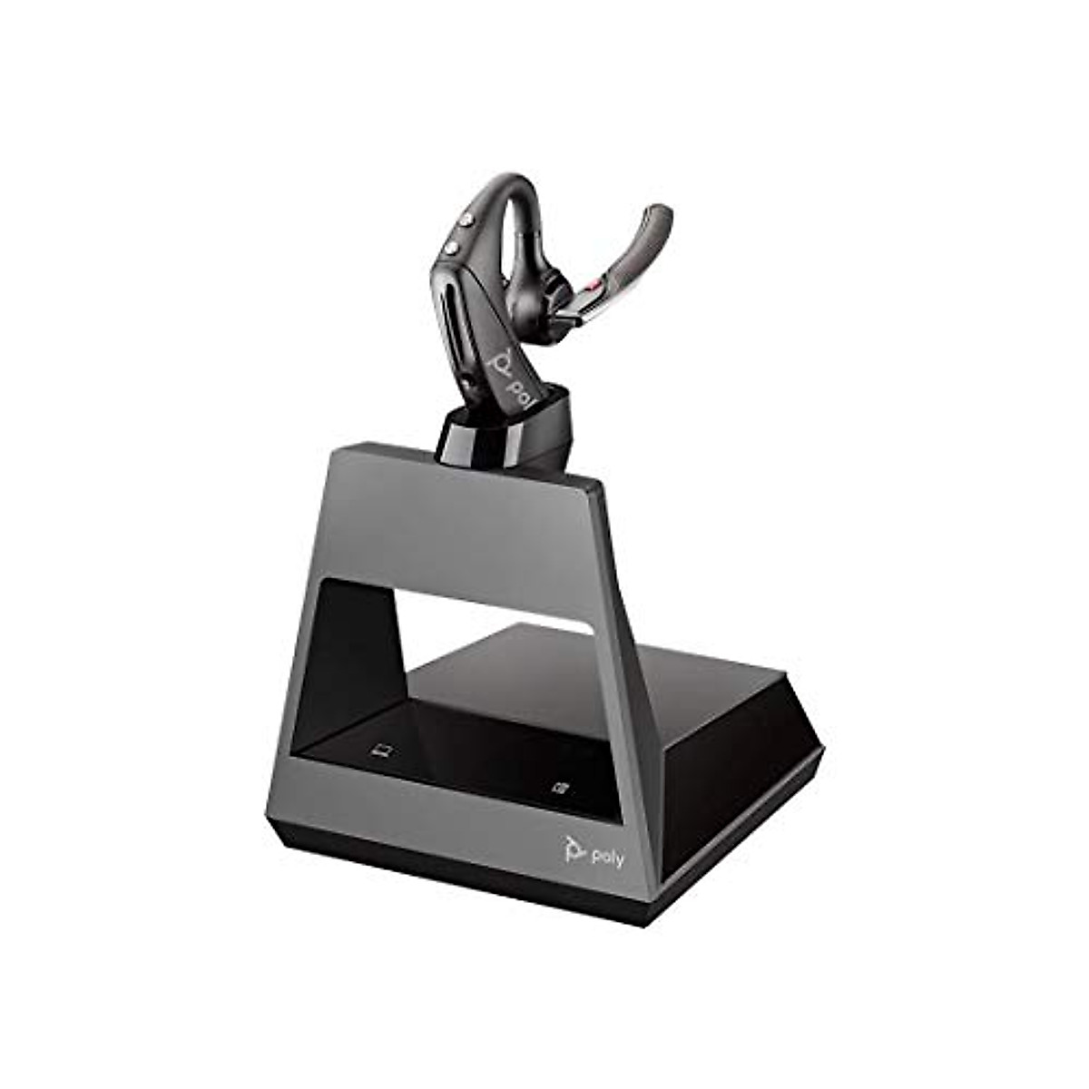Plantronics - Voyager 5200 Office(Poly) - Bluetooth Over-the-Ear (Mono) Headset - Sound Guard-Noise Canceling Mic-Connects to Deskphone/PC Mac-Works with Teams (Certified), Zoom & more