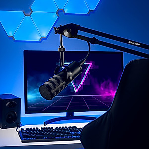 Samson Q9x Dynamic Broadcast Mic for Podcasting, Streaming and Studio Recording Black