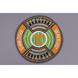 Magnolia Lane University of Tennessee The Volunteers Football Stadium Heavyweight Melamine Round Platter, 13.5-inch Diameter, Kitchen Accessories