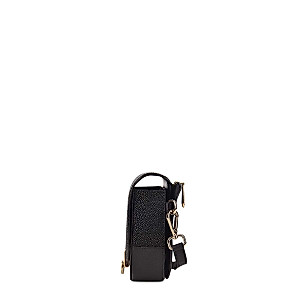 CUADRA Women's Beltbag in Genuine Stingray Leather Black, BO459MA