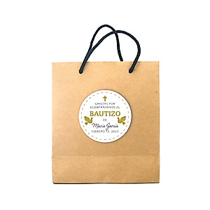 Celebrando los momentos especiales de la vida: Gracias por Acompañarme en Mi Bautizo" Sticker 40 circles