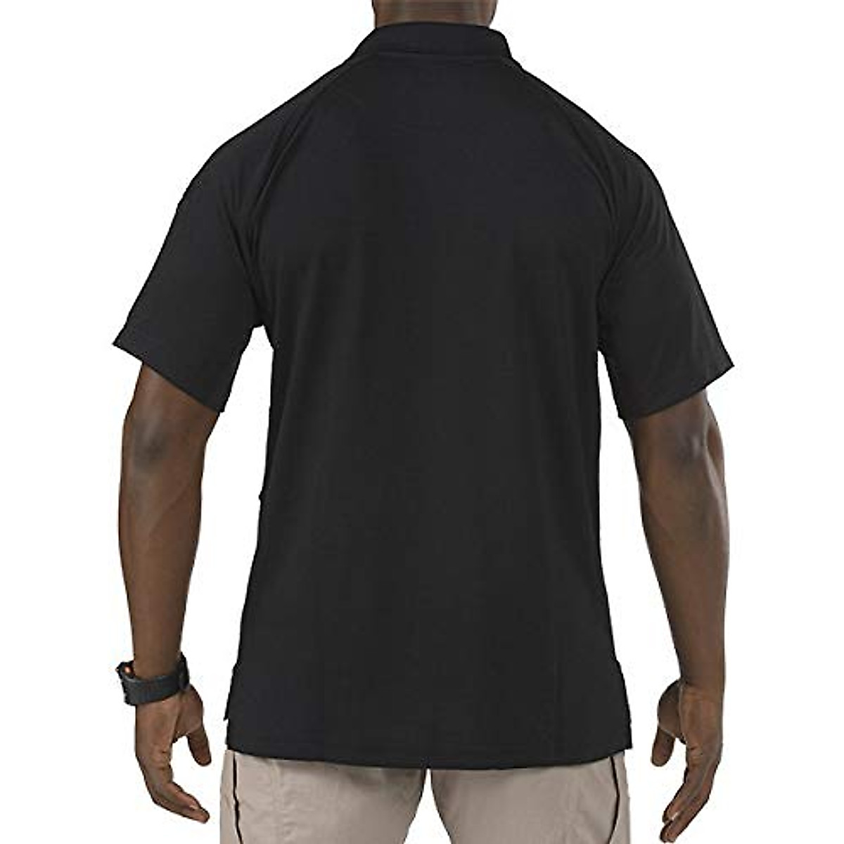 5.11 Tactical Men's Performance Short Sleeve Polo Shirt, Style 71049, Black, 2X-Large