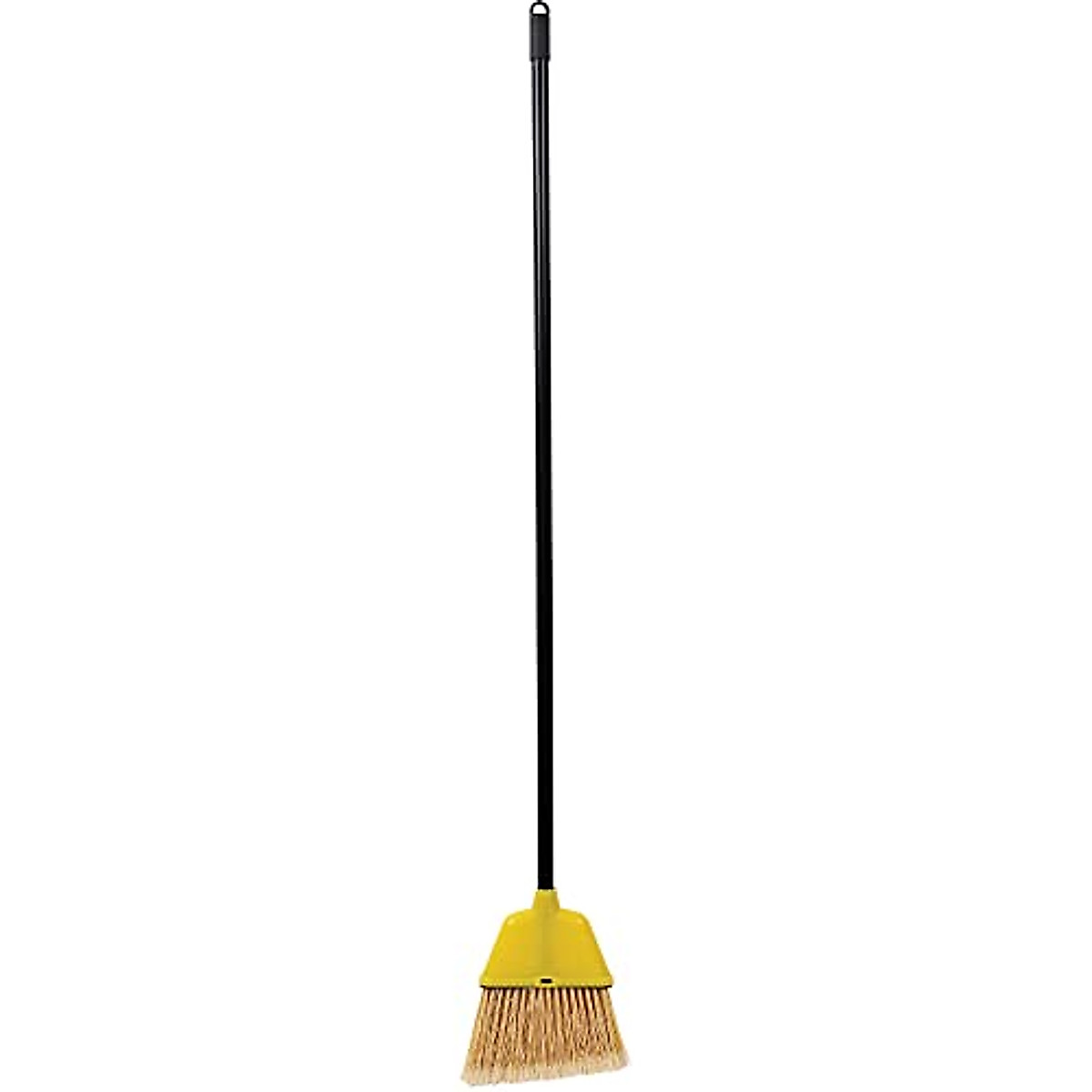 Genuine Joe GJO58562 Lightweight Manual Angle Broom, 7" Bristles , Yellow
