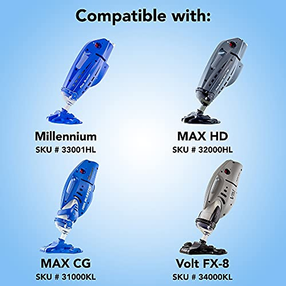 POOL BLASTER Genuine Replacement Sand & Silt Filter Bag for Max CG, Max HD, Millennium, and Volt FX-8 Pool Vacuums by Water Tech