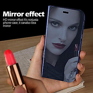 Samsung Galaxy S20 Case - Flip Leather Cover with S-View Mirror, Kickstand & Anti-Scratch Protection