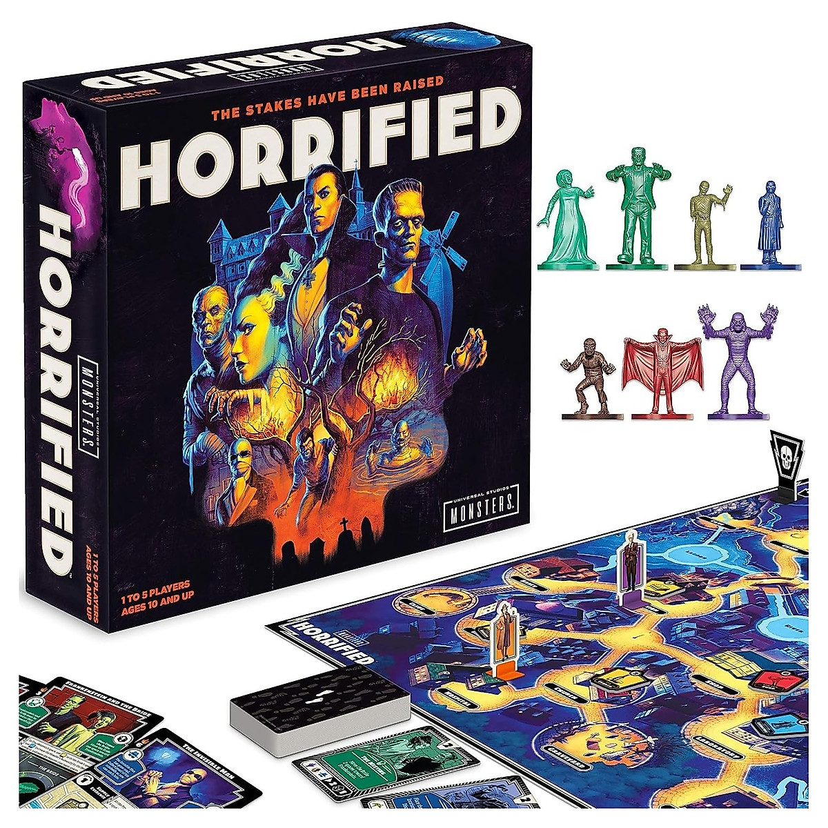 Ravensburger Horrified: Universal Monsters Strategy Board Game | Age 10 & Up | Co-Operative Gameplay | Unique Monster Challenges | Perfect for Family Game Night