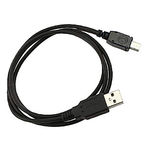 UPBRIGHT USB Plug Tip Data/Charging Cable Charger Power Cord Lead Compatible with Motorola Symbol CS3070 MBP30LBU Bar Code Scanner Monitor Camera T-Mobile Sidekick Slide Simple GSM Q700 Cell Phone