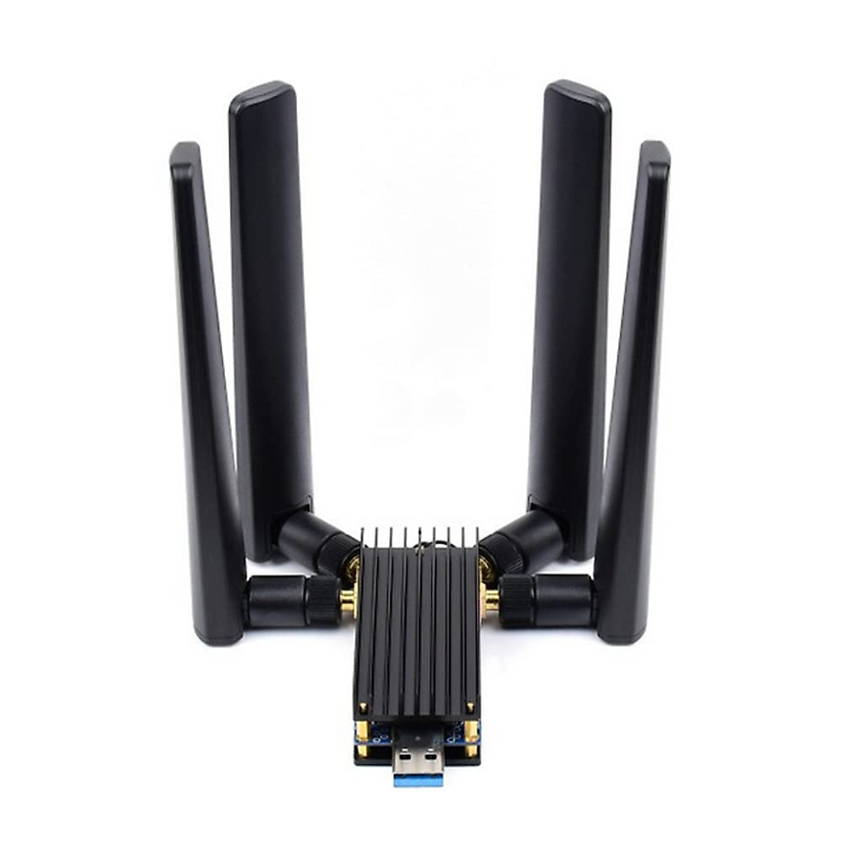 5G DONGLE Module with Quad Antennas USB3.1 Port Aluminum Alloy Heatsink M.2 Key B Interface @XYGStudy (USB to M.2 B Key)