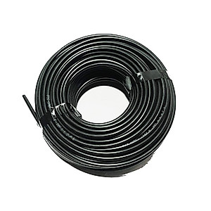 (3.3 GPH) - 12 Plant Drip Grow Kit - Starter Hydroponics Irrigation Bubbler/Manifold Kit - Includes 100'ft 1/8" Distribution Tubing, Emitter Stakes, Manifold & Plugs (Pots Sold Separately) (3.3 GPH)