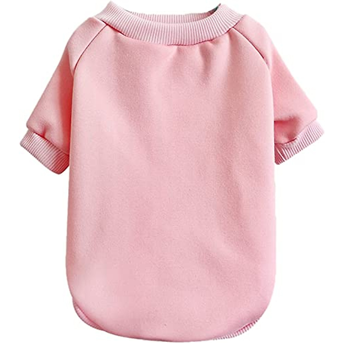 Cat Sweaters - Hairless Cat Cotton Tshirts Pet Clothes - Pullover Kitten T-Shirts with Sleeves - Cats & Small Dogs Apparel (Pink Red, Medium)