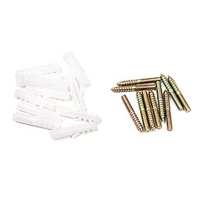 T Tulead 0.59"x1.65" Wood Hook Coat Hook Clothes Hooks Kitchen Bathroom Hooks Pack of 10 with Mounting Screws