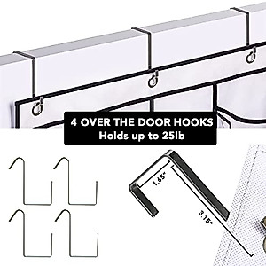 Cruise Essentials Over The Door Shoe Organizer Magnetic Hooks for Royal Caribbean/Carnival/Princess/NCL/Celebrity/MSC/Norwegian Ship Cabin,Small Hanging Decoration Magnets,Travel Accessories Must Have