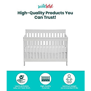 Suite Bebe Riley 4-in-1 Convertible Crib, Navy Blue