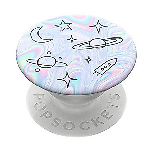 PopSockets PopGrip - Expanding Stand and Grip with Swappable Top - Space Doodle