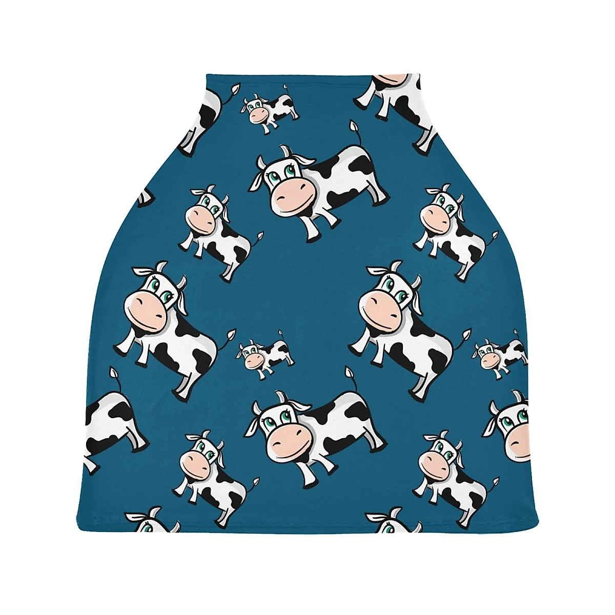 Nursing Cover Breastfeeding Scarf Cute Cow Print - Baby Car Seat Covers, Stroller Cover, Carseat Canopy (0br2b1)