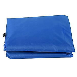 Outdoor Swing 3 Seat Waterproof Pad Replacement Swing Seat Cover Garden Courtyard Swing Set Cover Patio Swing Chair Protection Cover Replacement Ceiling Spare Protective Cover for Garden(Blue)