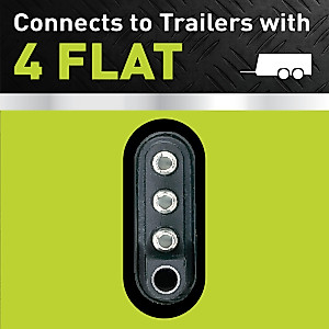 Hopkins 48925 Tail Light Converter with 4 Wire Flat Extension