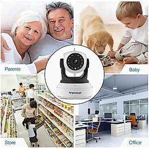 Indoor Security Camera, Cameras for Home Security with Phone App Pet Camera and Motion Detection, 2-Way Audio, Night Vision,Cat/Dog/Nanny/Baby Camera with Cloud Service