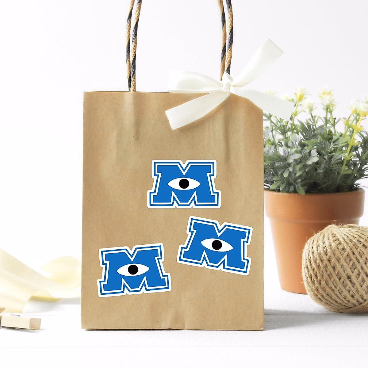 Stickers 48pcs Monsters Skateboard Bumper Inc Laptop Hat Motorcycle M for Kids Teens Adults Wall Decoration Bike Bedroom Car Water Bottles Hard Phone Case