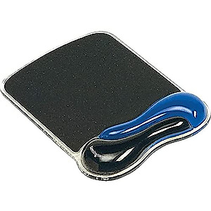 Kensington Duo Gel Mouse Pad with Wrist Rest - Blue (K62401AM)