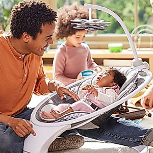 Munchkin® Baby Bloom™ Mobile for Munchkin Swing - High-Contrast Infant Mobile with Mirror