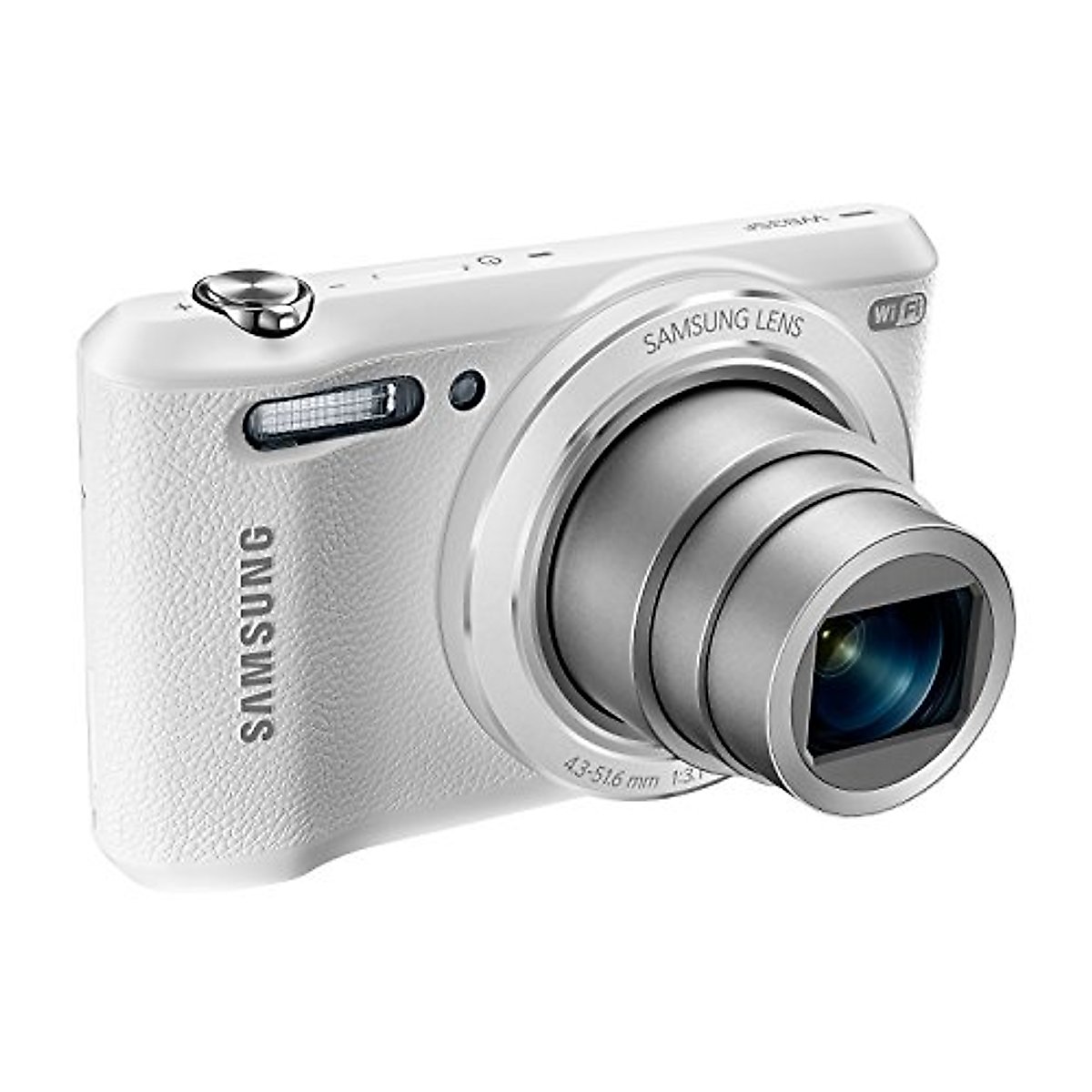 Samsung WB35F 16.2MP Smart WiFi & NFC Digital Camera with 12x Optical Zoom and 2.7" LCD (White)