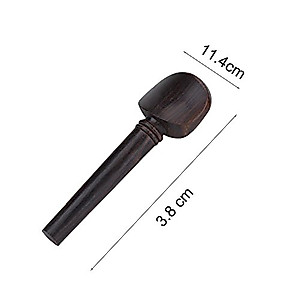 Cello Tuning Peg, 4pcs Ebony Wood Cello Peg 4/4 Cello Musical Instruments Accessories