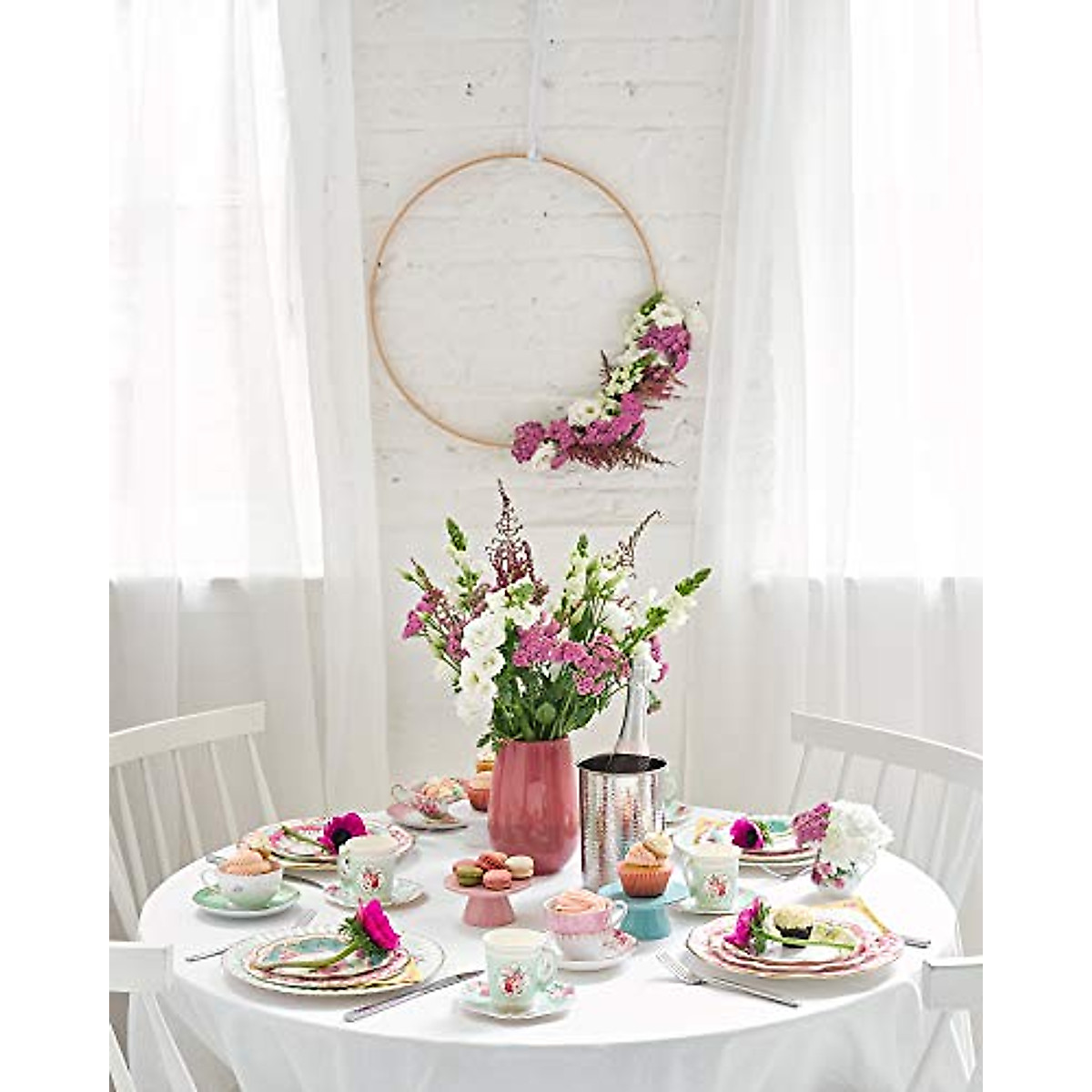 Talking Tables Truly Scrumptious Disposable Plates, 12 count, 6.5 inches for Tea Party or Birthday