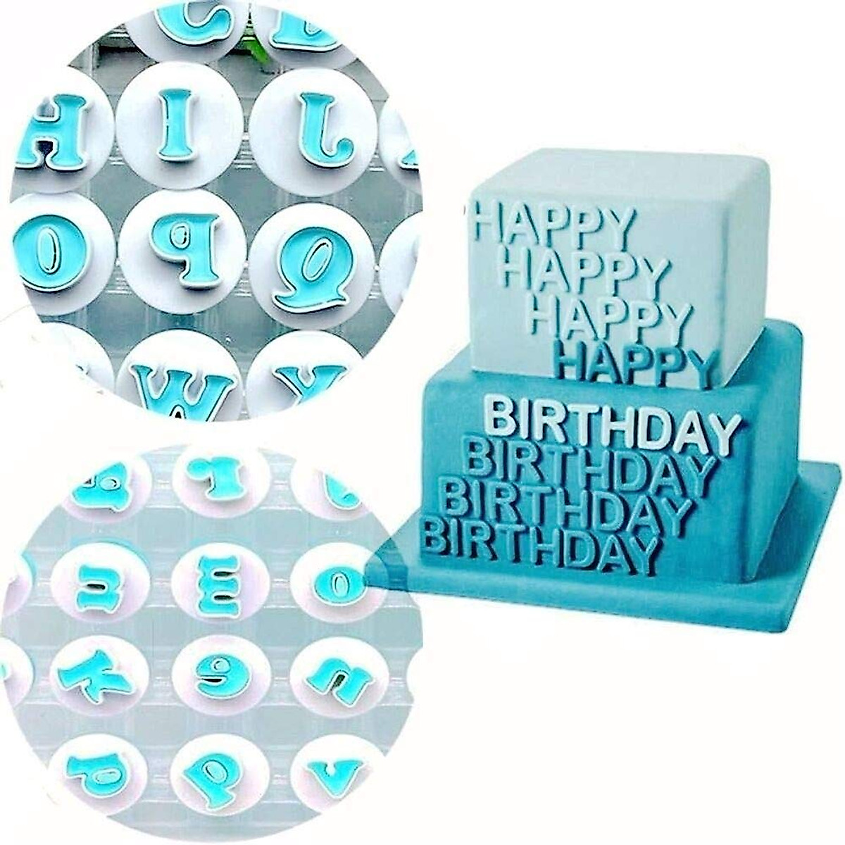 Alphabet Letter Fondant Cake Biscuit Mold, Cookie Stamp Impress, Alphabet Letters Cake Tool, Embosser Cutter, Upper Case Letter Shape DIY Cookie Biscuit (26 PCS/Set)