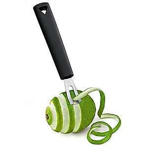 triangle Channel Knife - Rectangular Stainless Steel Blade - Fruit & Vegetable Carving Tool for Garnishing - Dishwasher Safe - Made in Germany